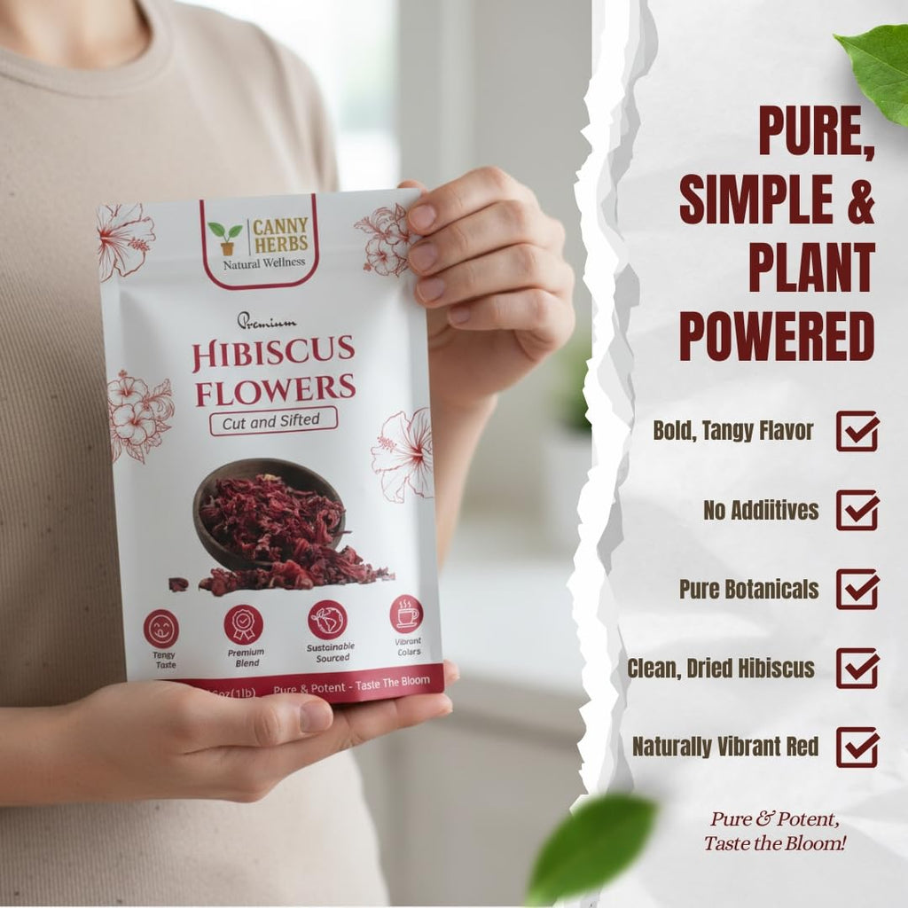 refreshing herbal hibiscus infusion