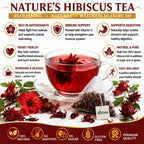 refreshing herbal hibiscus tea bags