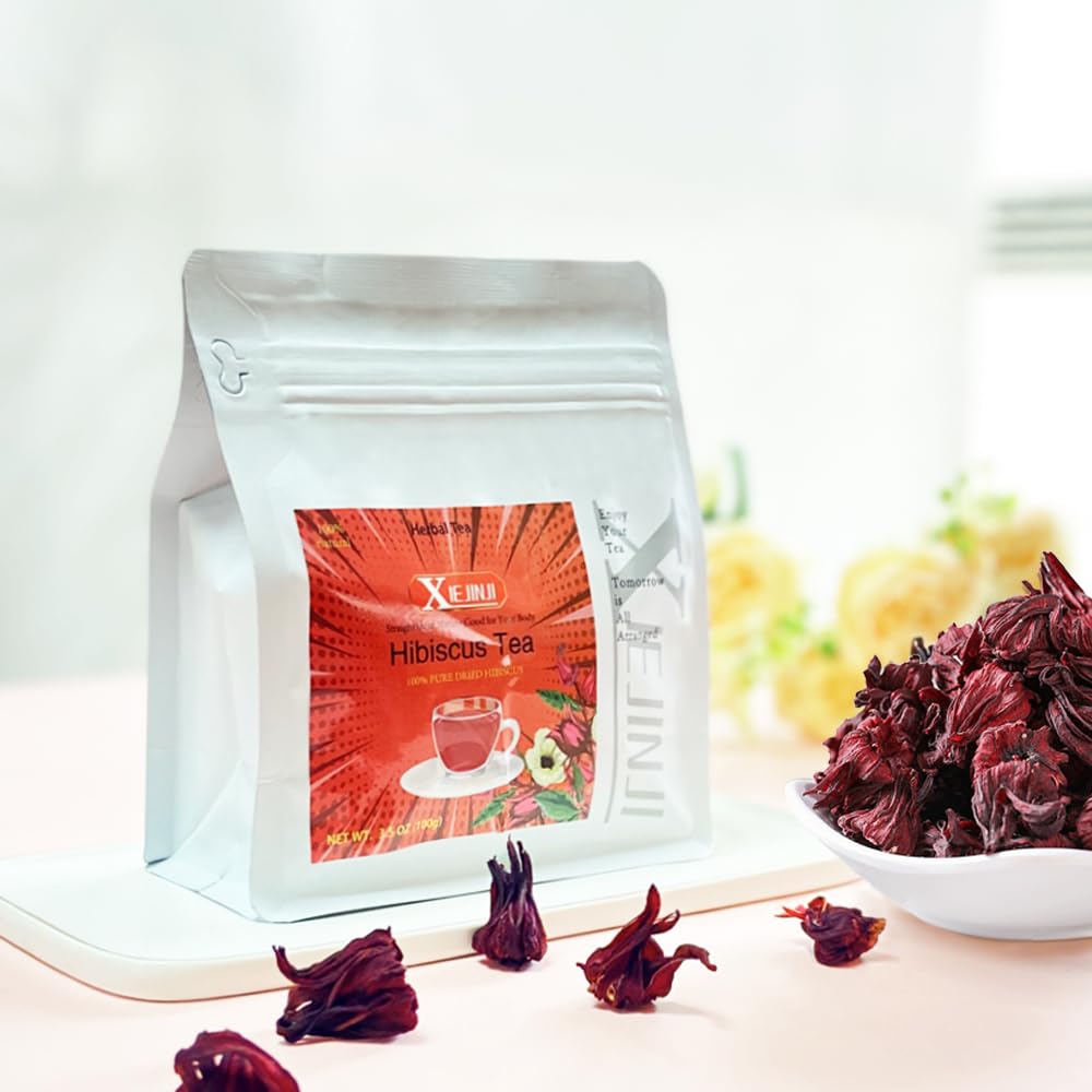 refreshing herbal hibiscus tea blend