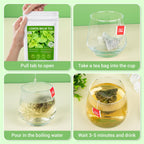refreshing herbal infusion with lemon balm