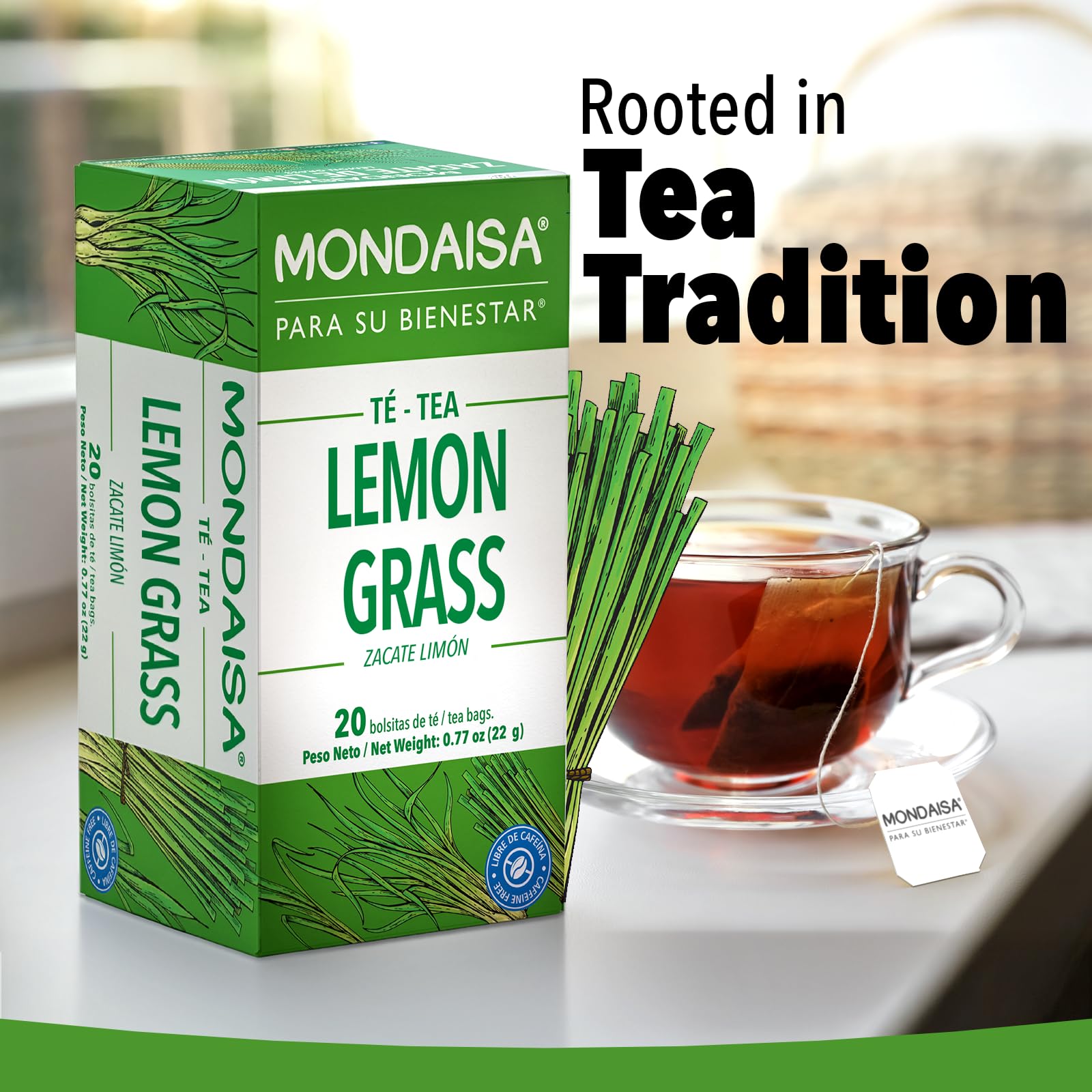 refreshing herbal lemon grass tea