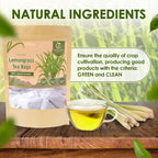 refreshing herbal lemongrass tea bags