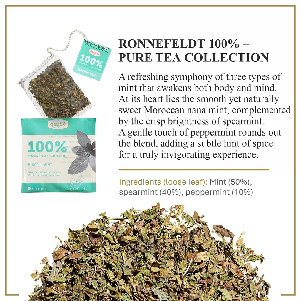 refreshing herbal mint tea