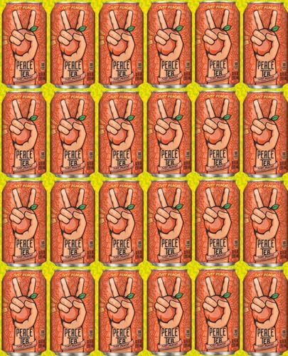 refreshing herbal peach tea drink