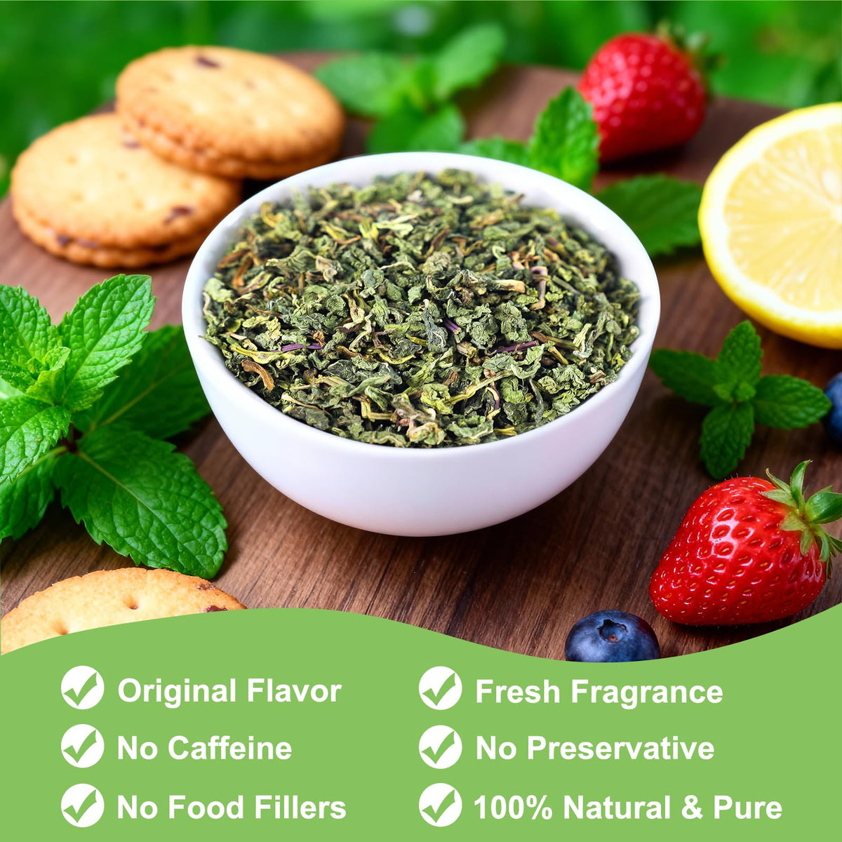 refreshing herbal peppermint tea bags