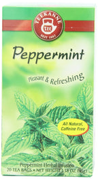 refreshing herbal peppermint tea selection