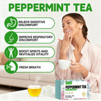 refreshing herbal peppermint tea