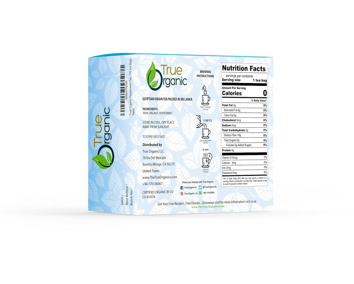 refreshing herbal peppermint tea