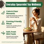 refreshing herbal spearmint tea bags