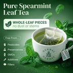 refreshing herbal spearmint tea