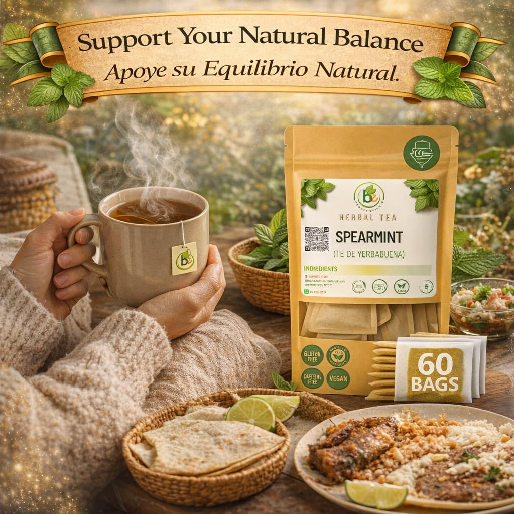 refreshing herbal spearmint tea