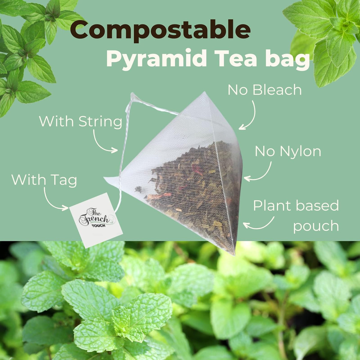 refreshing herbal spearmint tea