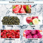 Refreshing herbal tea blend with apple