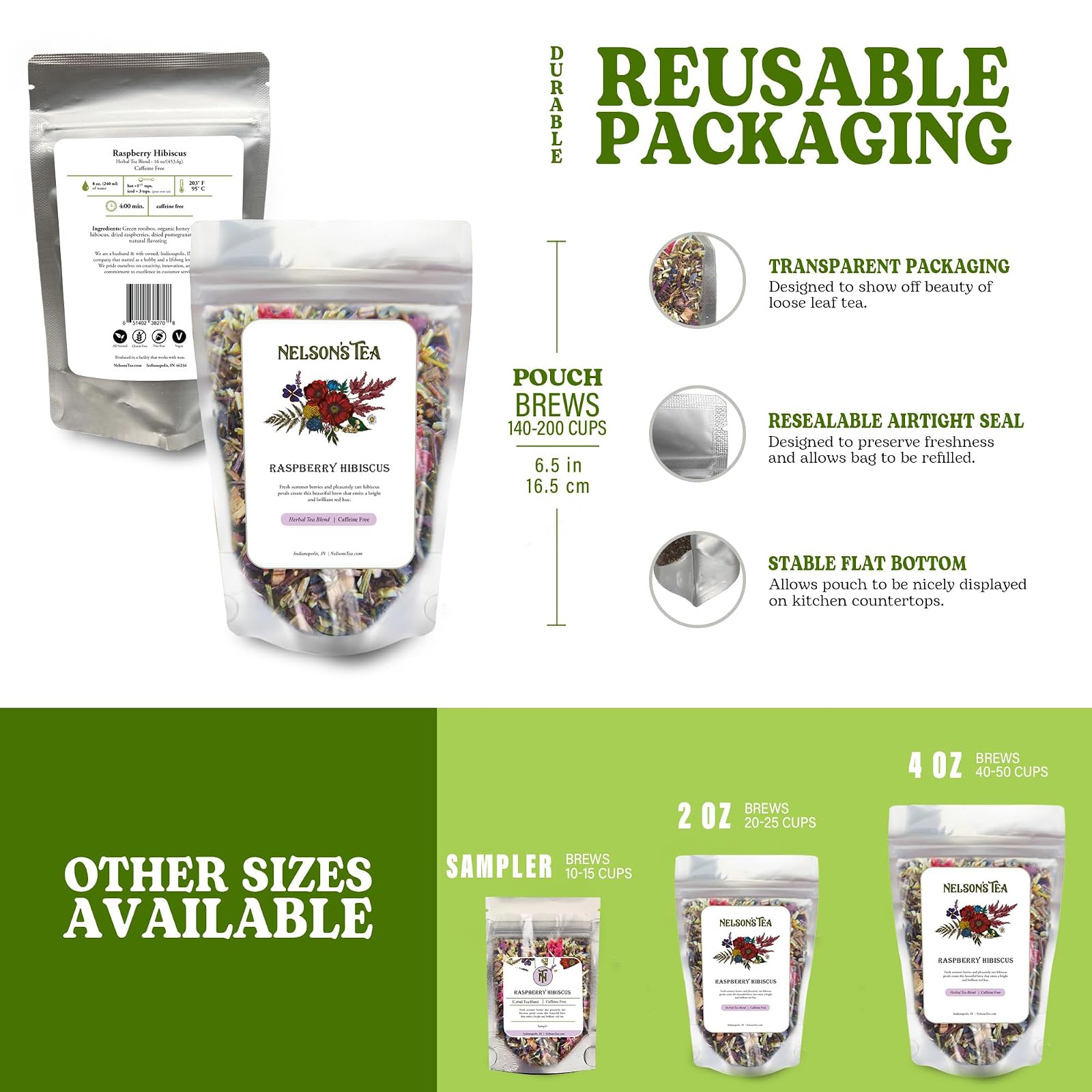 Refreshing herbal tea blend