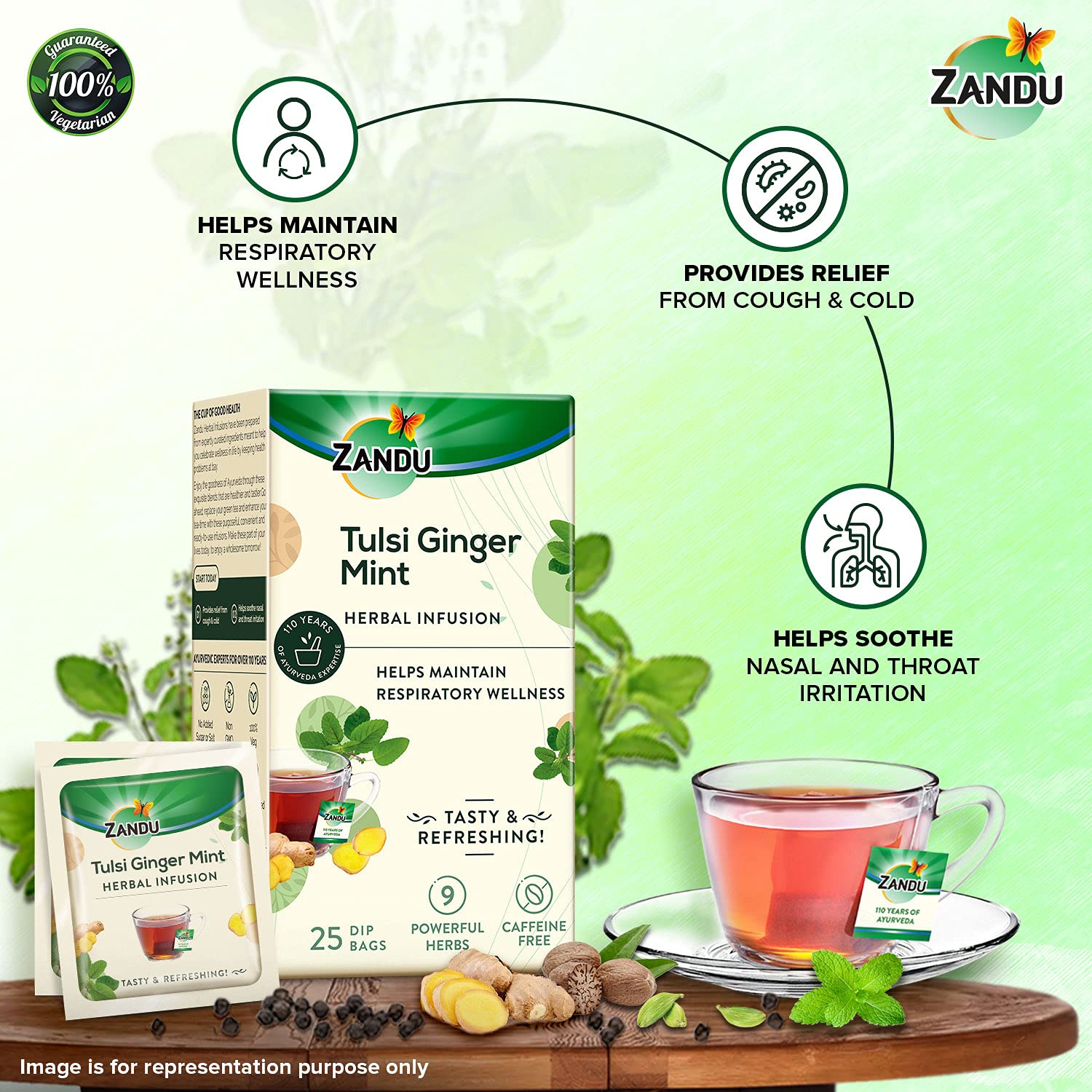 refreshing herbal tea blend