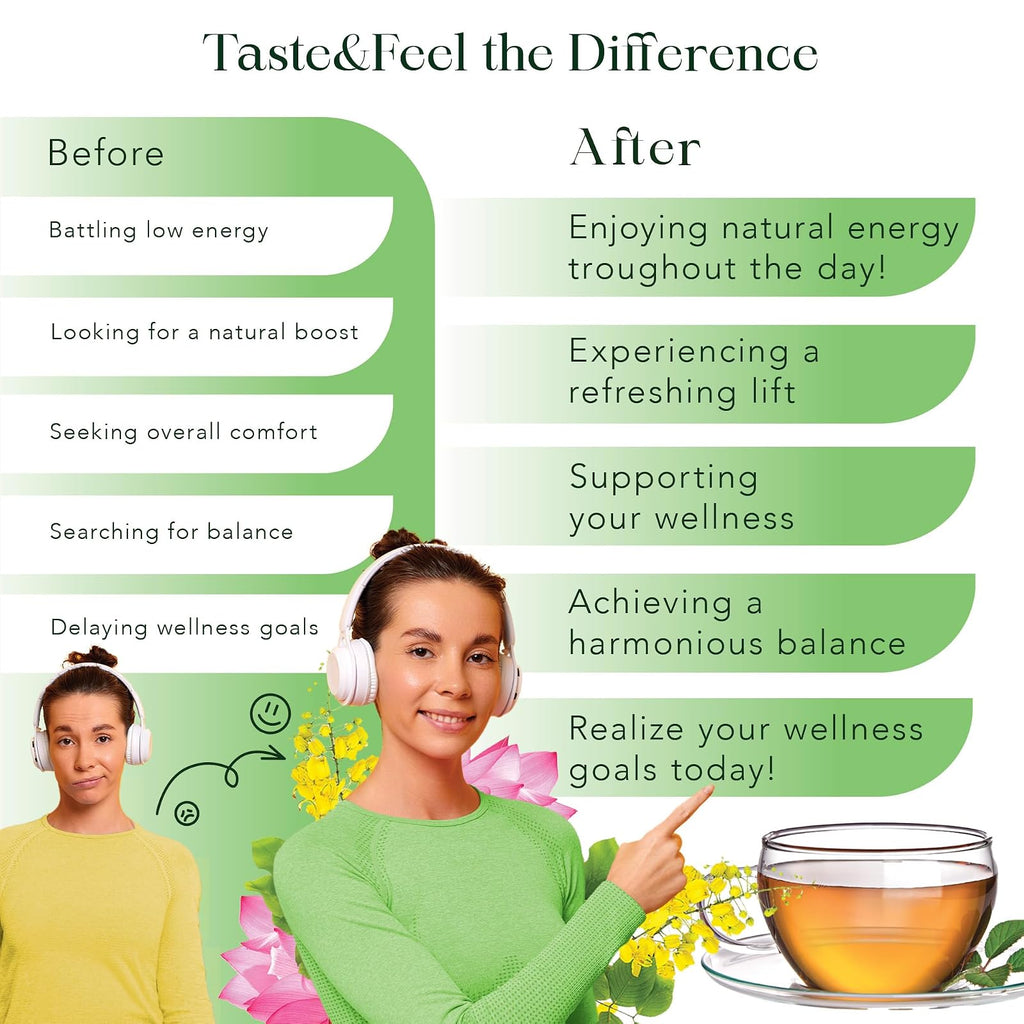 Refreshing herbal tea for relaxation
