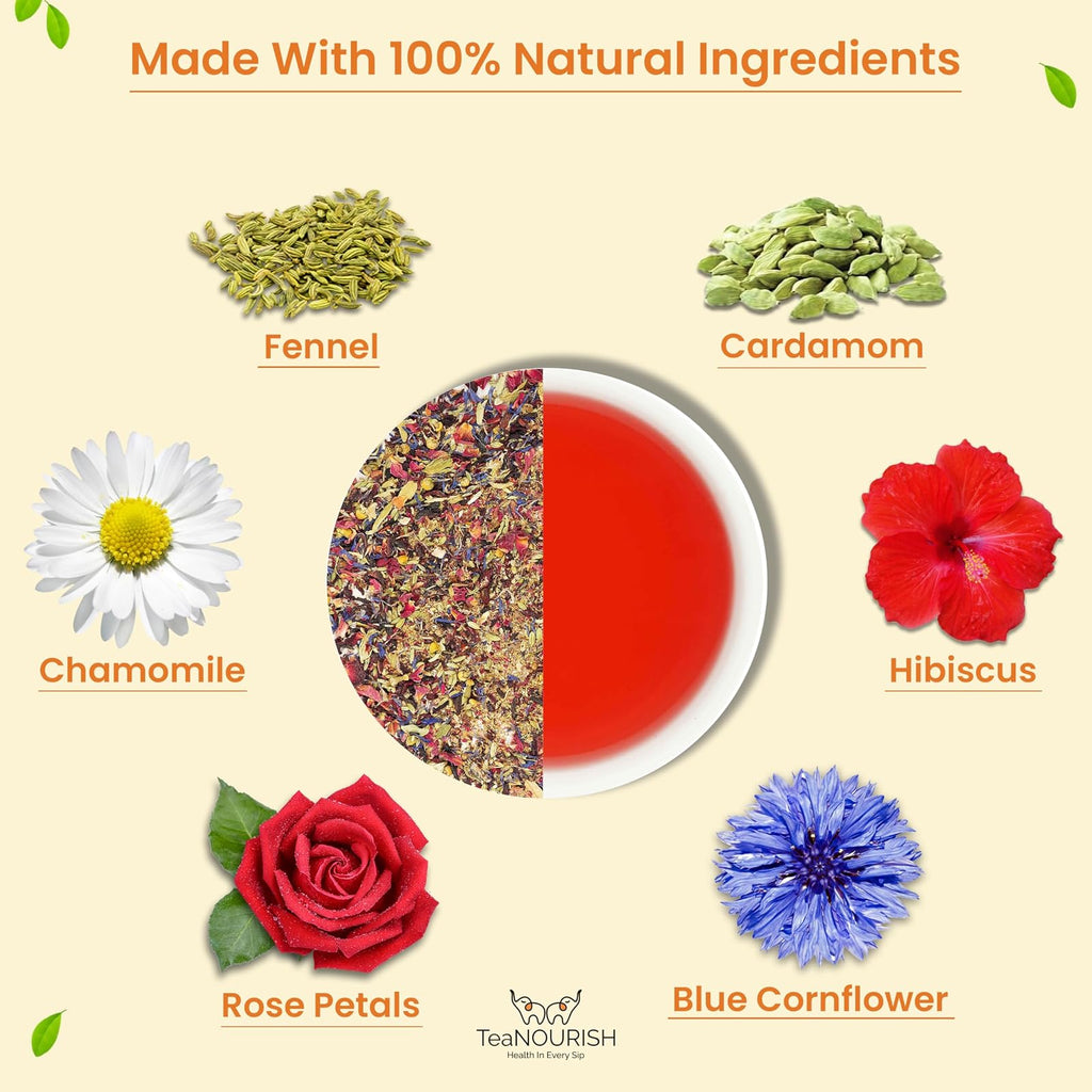 Refreshing herbal tea for relaxation