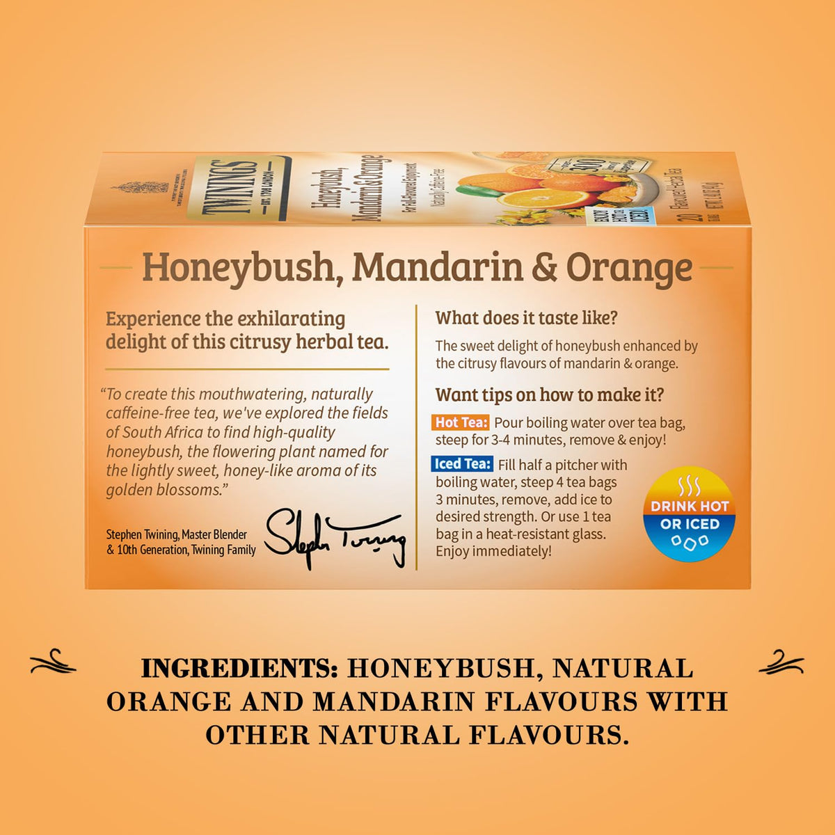 Refreshing herbal tea for relaxation