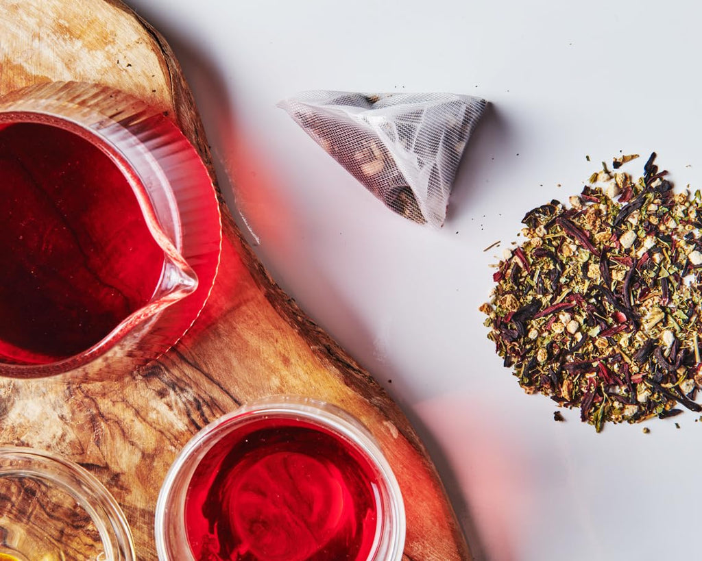 refreshing herbal tea sachets
