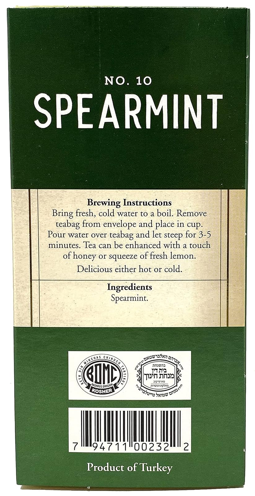 refreshing herbal tea sachets