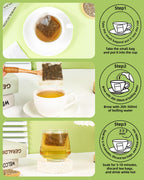 refreshing herbal tea with lemon balm