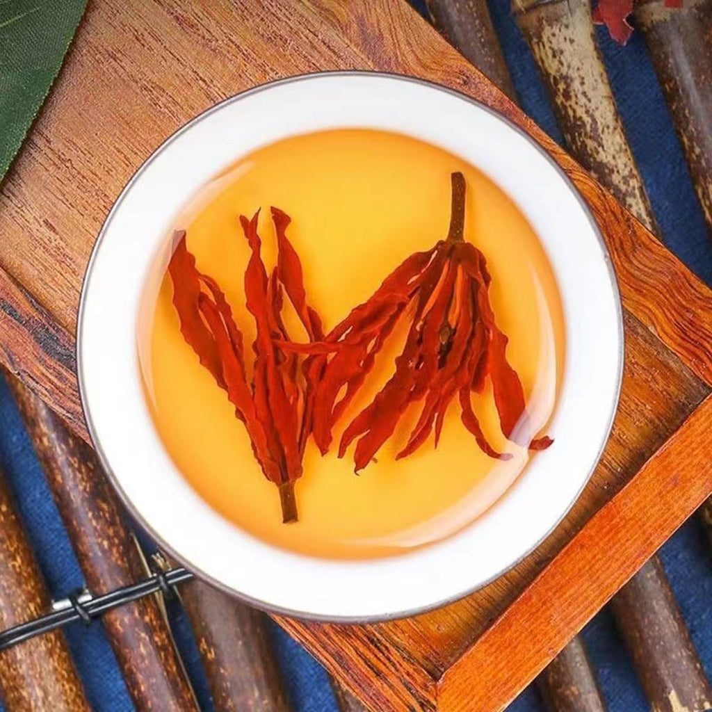 refreshing herbal tea with magnolia