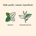 refreshing herbal tea with spearmint