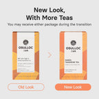 refreshing herbal tea with tangerine