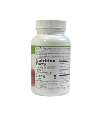 Refreshing Herbalife herbal tea for energy