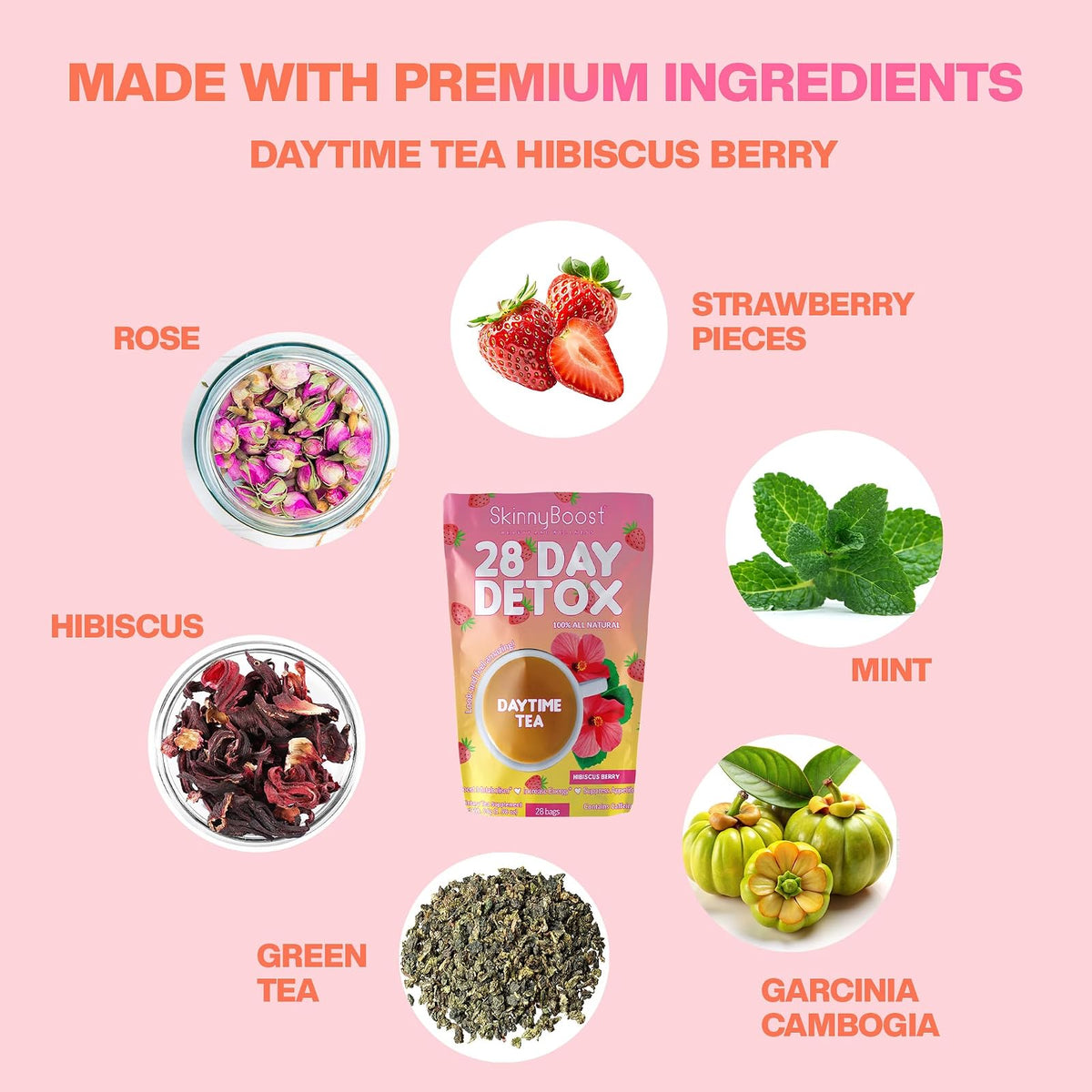 Refreshing hibiscus berry tea