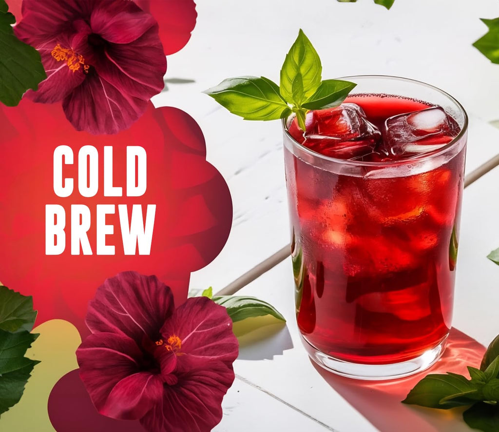 refreshing hibiscus flower infusion