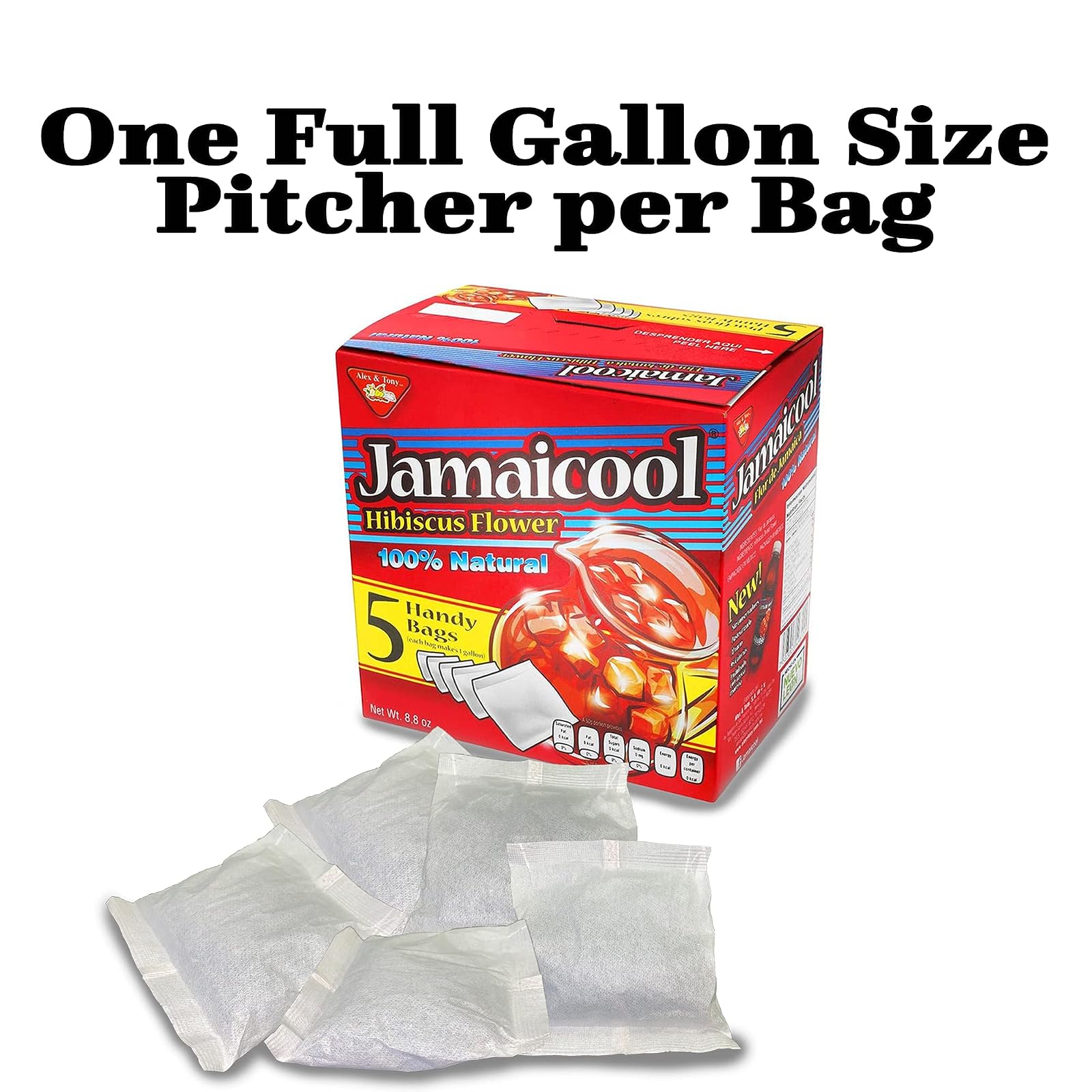 refreshing hibiscus flower tea bags