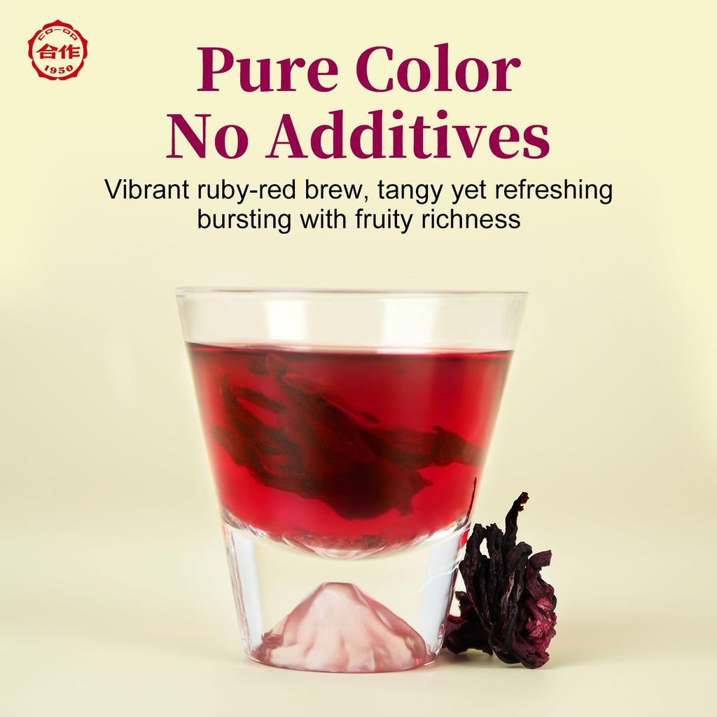 refreshing hibiscus herbal infusion