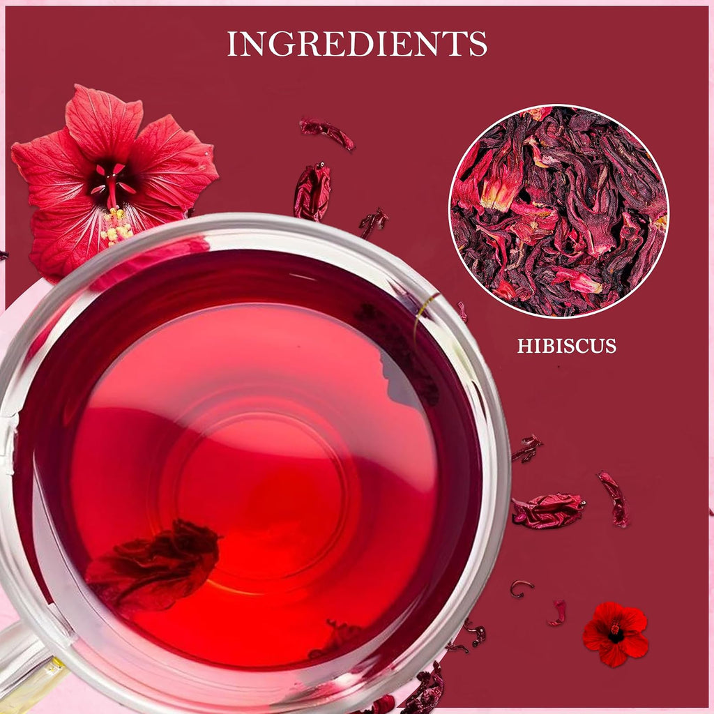 Refreshing hibiscus herbal tea blend