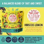 refreshing hibiscus lemon infusion