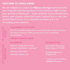 refreshing hibiscus orange tea sachets