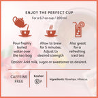 Refreshing hibiscus tea experience