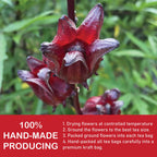 Refreshing hibiscus tea for hydration