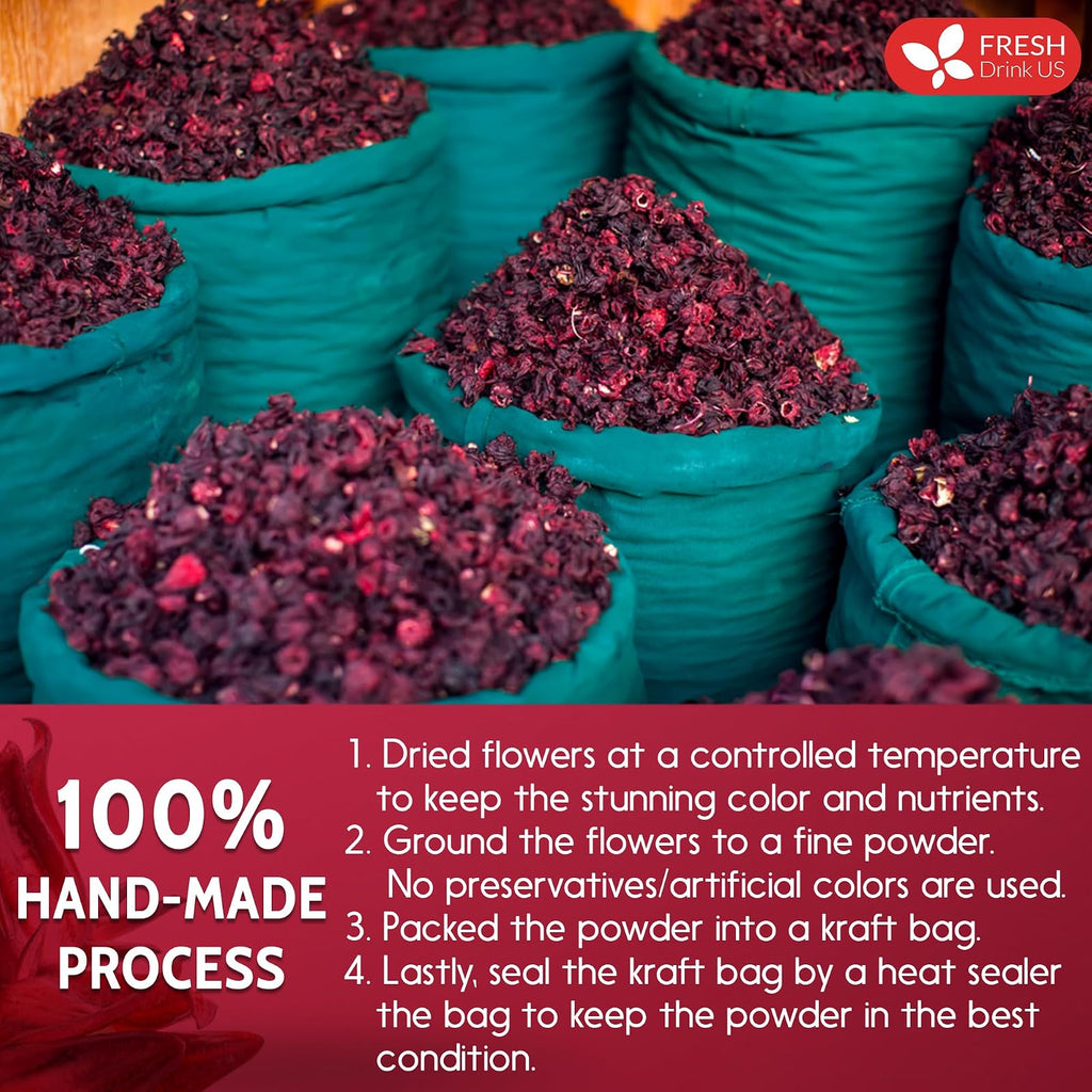 refreshing hibiscus tea for hydration