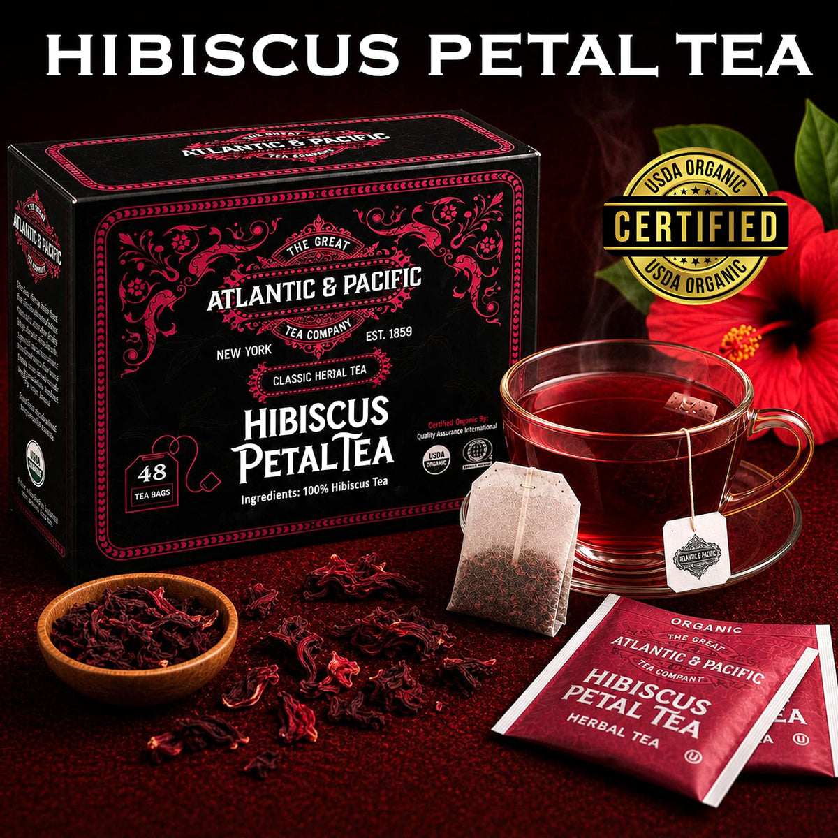 refreshing hibiscus tea for relaxation