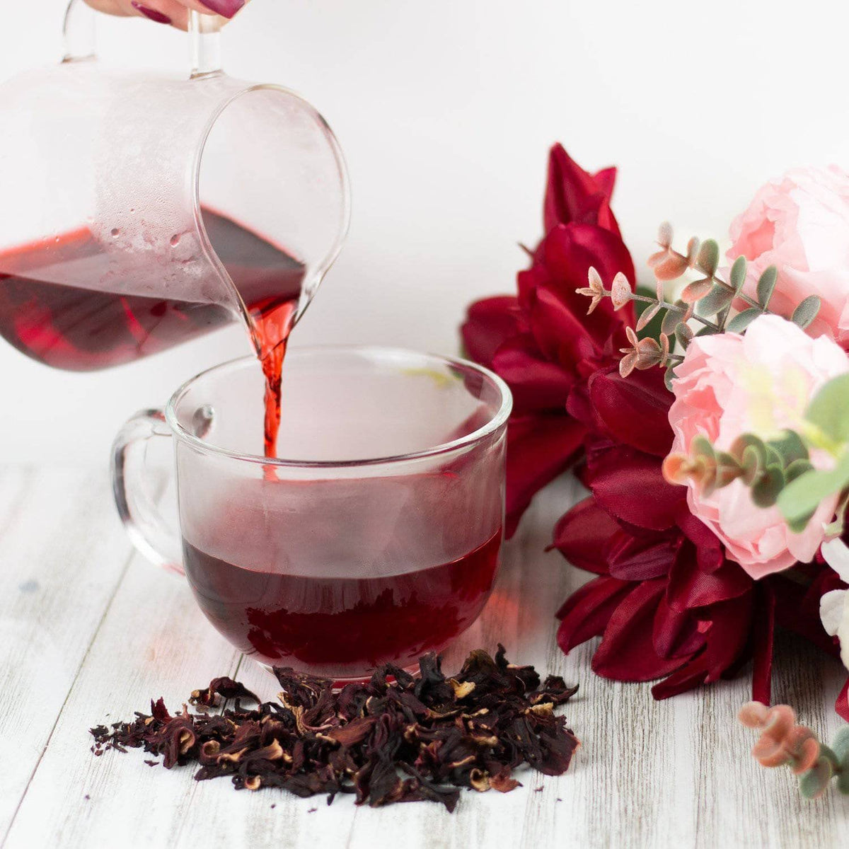 refreshing hibiscus tea for wellness