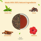 Refreshing hibiscus tea for wellness
