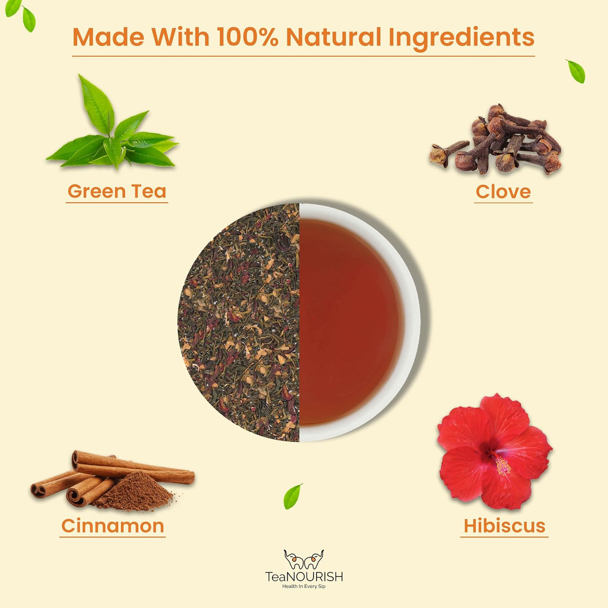 Refreshing hibiscus tea for wellness