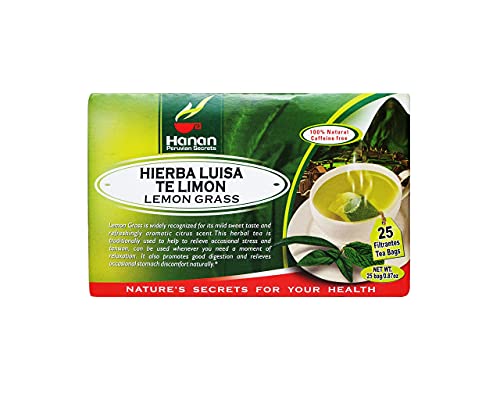 refreshing Hierba Luisa lemon tea