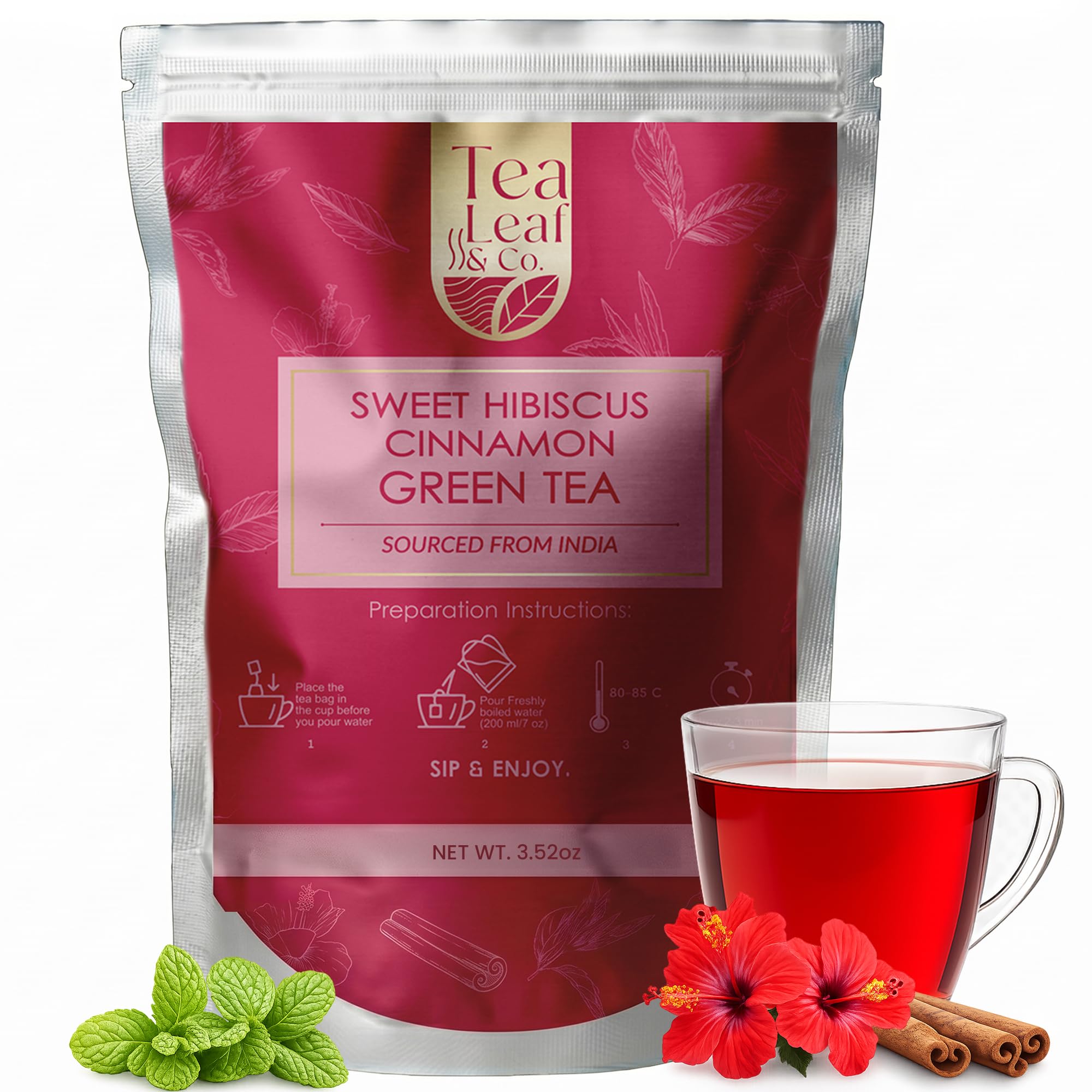 refreshing honey lemon green tea