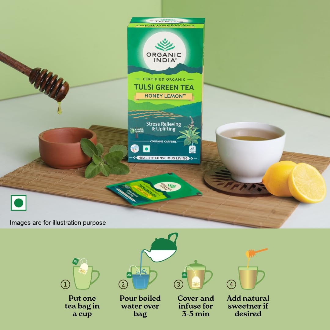 refreshing honey lemon tea bags
