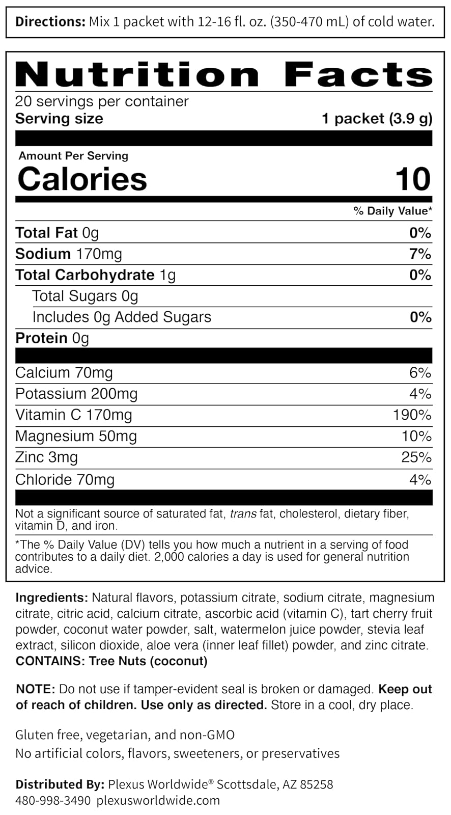 refreshing hydration mix for workouts