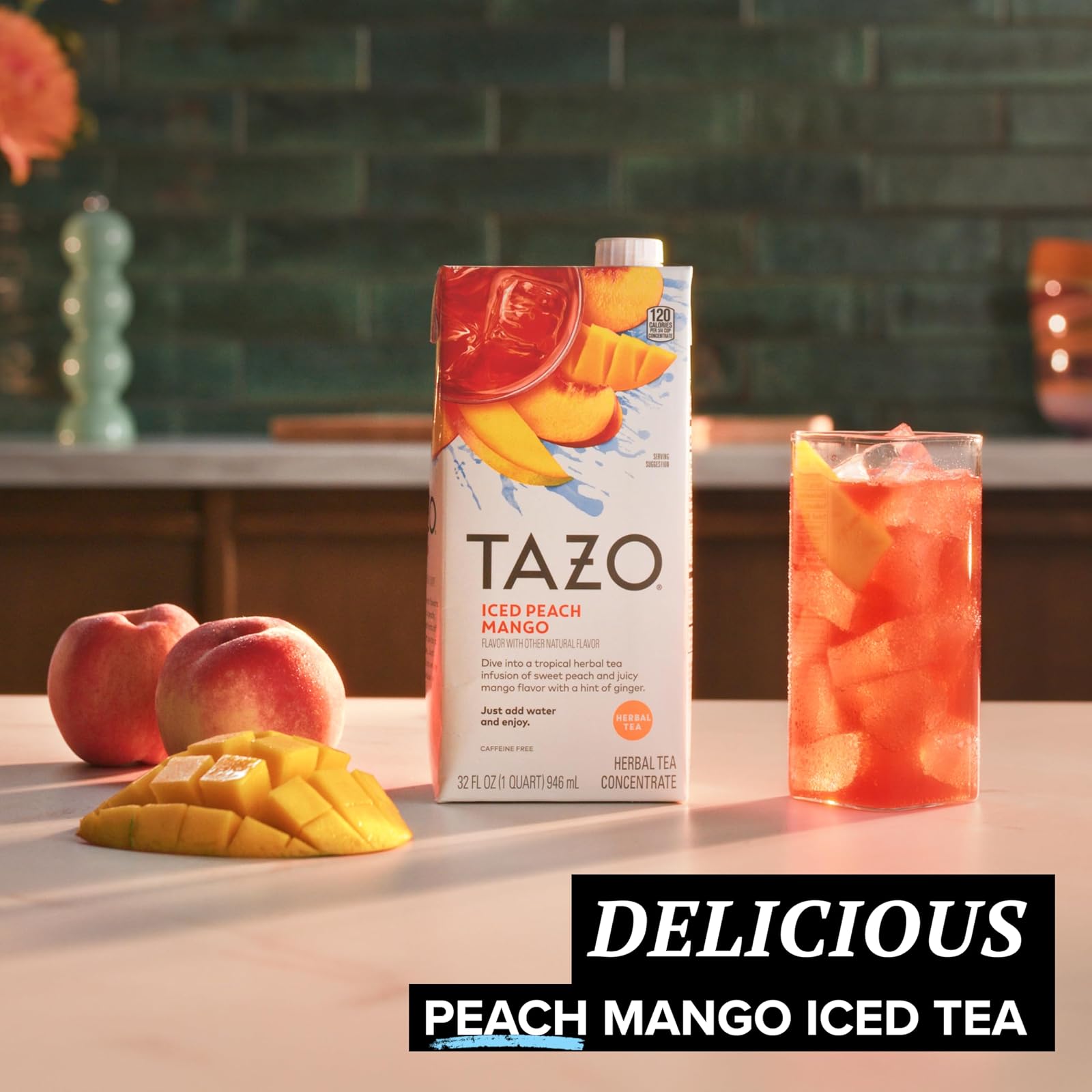 refreshing iced herbal tea concentrate