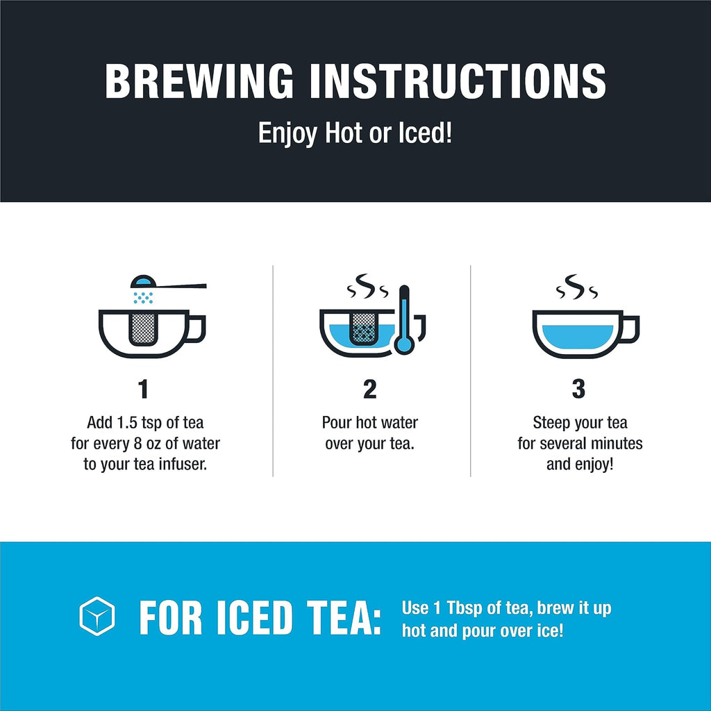 refreshing iced peach herbal brew
