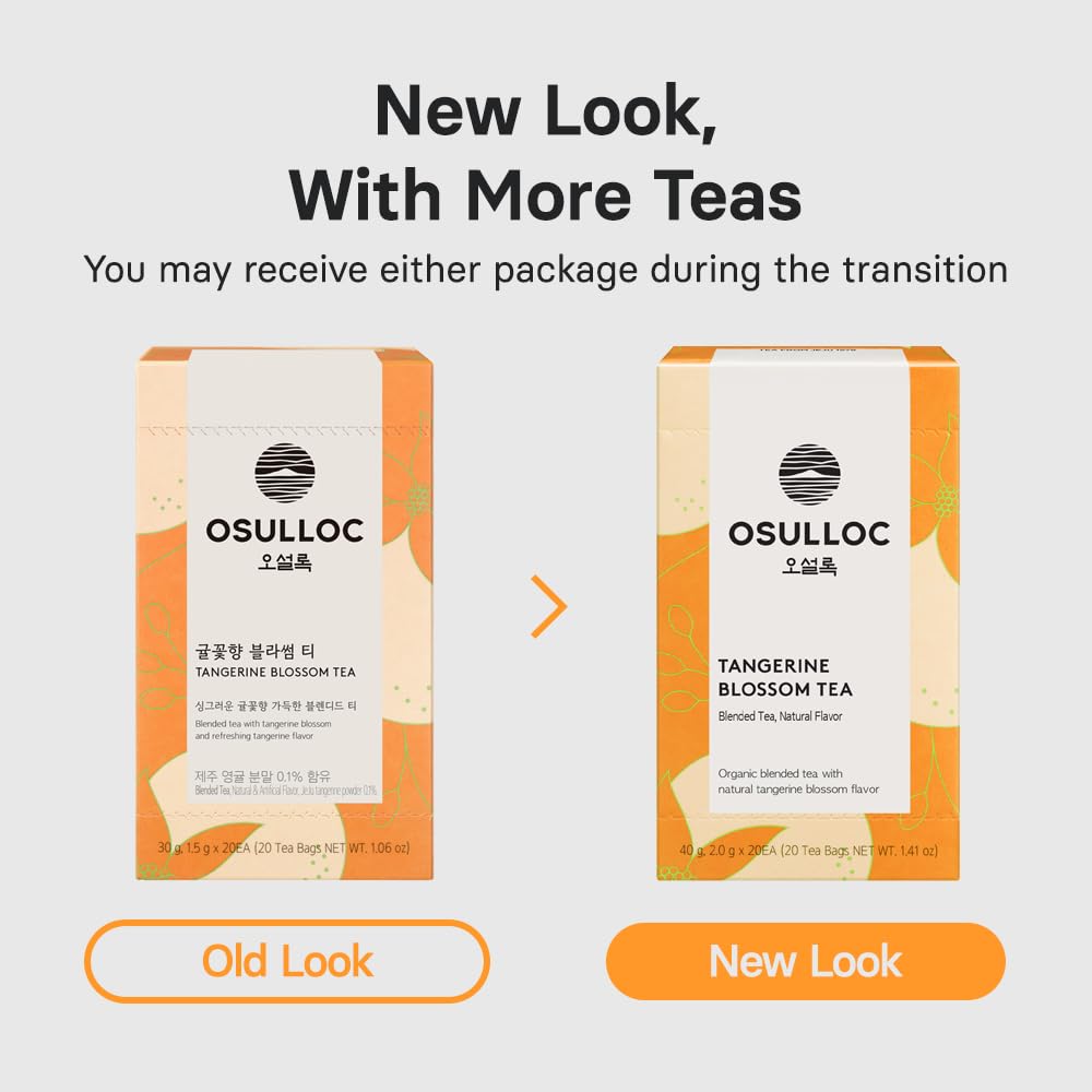 refreshing iced tangerine tea bags